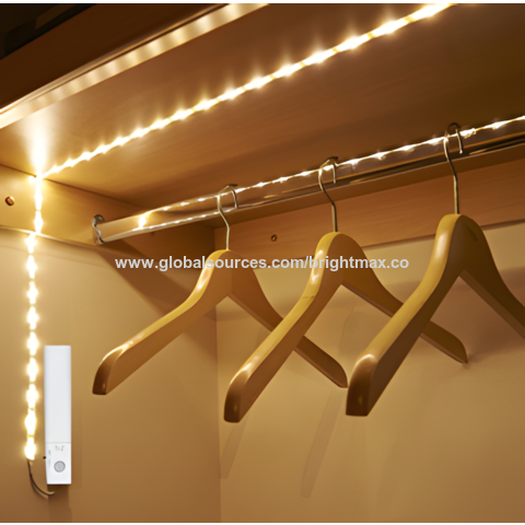 Motion Sensor Led Strip Light Under Bed Wardrobe Cabinet Light, Smart ...