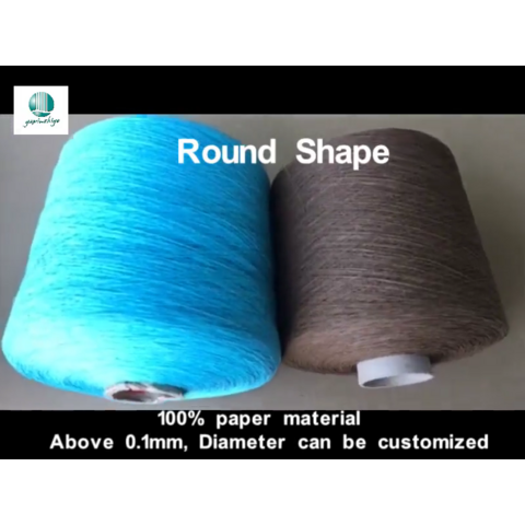 Buy Wholesale China Triple Strands Twisted Paper Yarn Rope For Shopping ...