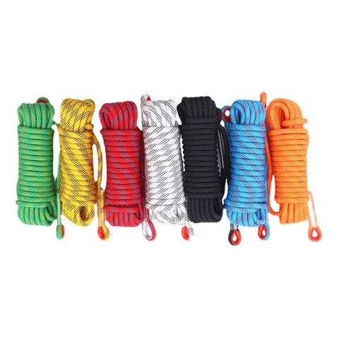 Red Orange White 10mm 12mm Or Custom Nylon Rock Climbing Static Rope ...