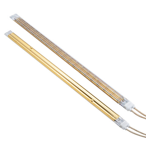 Far Infrared Heat Lamp 400v Gold Coating Quartz Tube Element Halogen ...