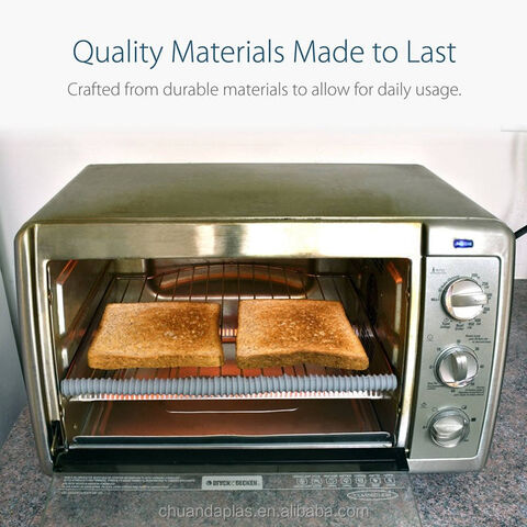 Set Of 4 Heat Resistant Silicone Oven Rack Burn Guard 14'' Universal ...