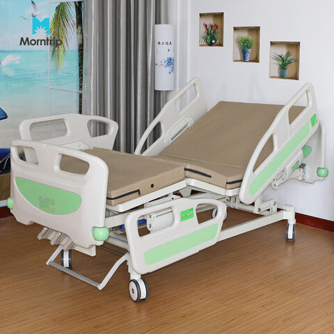 Medical Adjustable Bed Frame Electric Lifting Bed Back Rest Footrest 3 ...