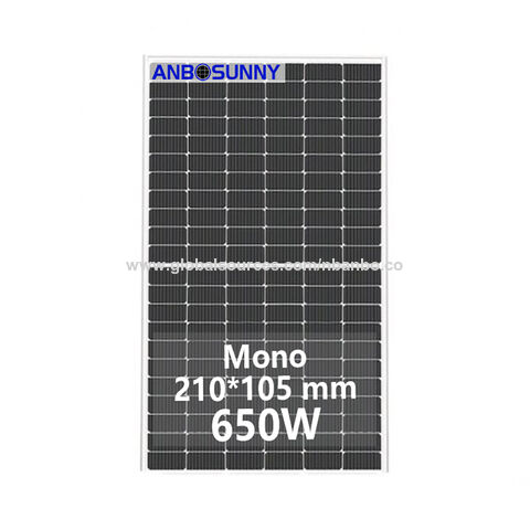 Achetez en gros Chinois Usine Meilleur Type De Panneau Solaire 650w 655w 660w 665w 670w Faible ...