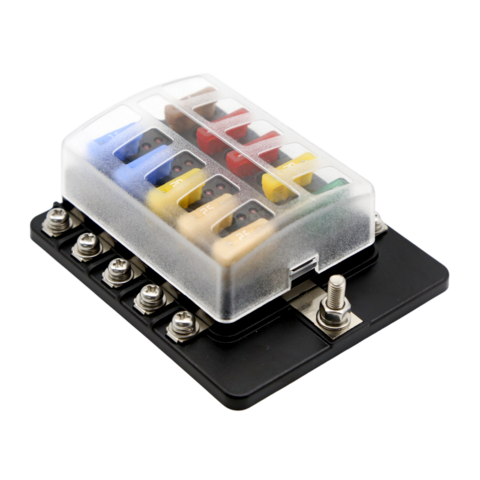10 Way Screw Nut Terminal Blade Fuse Block $12 - Wholesale China Fuse ...