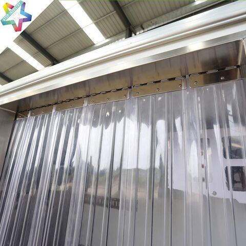 Buy Wholesale China Coldking -40c Ribbed Transparent Pvc Strip Curtain ...