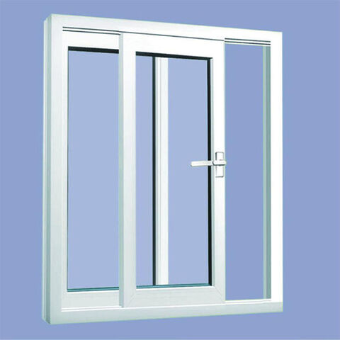 Horizontal Upvc/pvc Small Sliding Window Residential Iron Double Glazed ...