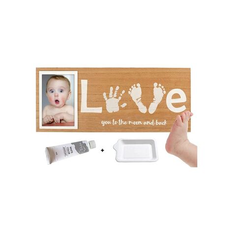 The Perfect Gift Baby Handprint & Footprint Keepsake Photo Frame Kit ...