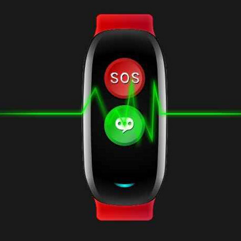Buy Wholesale China Elderly Sos Smart Bracelet One Button Emergency ...