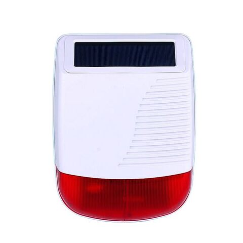 Wireless Solar Outdoor Strobe Light Panic Button Fire Siren $29.95 ...