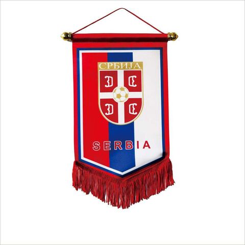 Custom Advertising Satin Material Club National Football Pennant ...