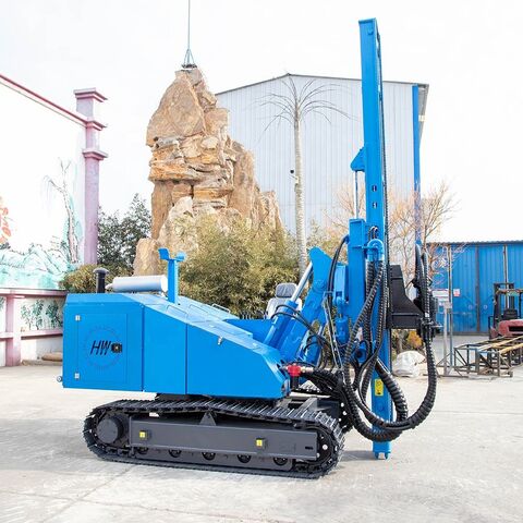 Hydraulic Pile Driver Machine/solar Pile Ramming Machine/vibratory Pile ...