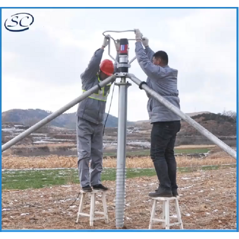 Buy Wholesale China High Quality Electric Hand Screw Pile Driver Sc-e50 ...