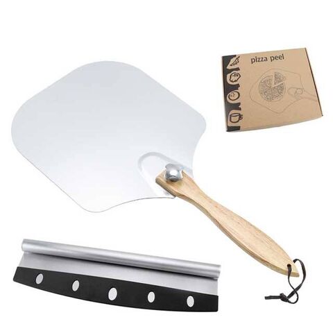 Buy Wholesale China Non Stick Aluminum 3pc Pizza Paddle Cutter Spatula ...
