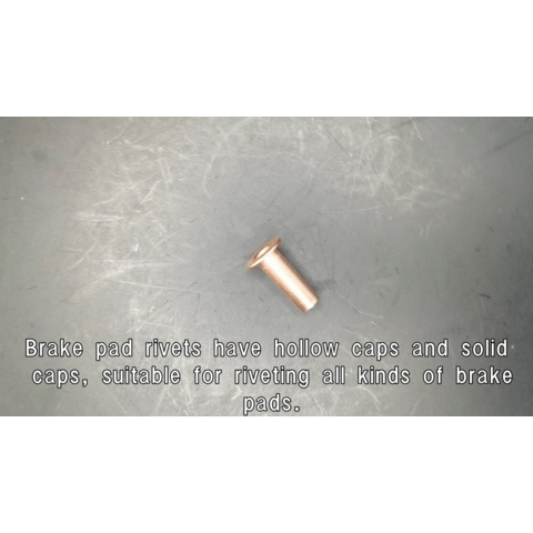 Buy Wholesale China Pneumatic Brake Lining Riveting Colored Zinc Metal ...