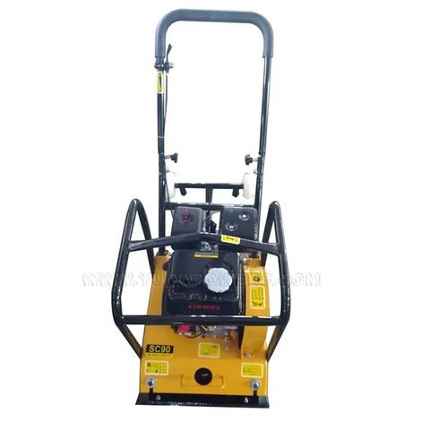 90kg 6.5 Hp Vibration Plate Compactor C90 Machine Walk Behind Soil ...