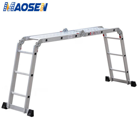 Bulk Buy China Wholesale Adjustable Multifunction Work Platform Ladder ...