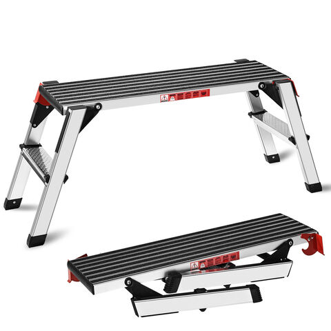 Buy Wholesale China Aluminium Work Platform Fold Step Ladder Car ...
