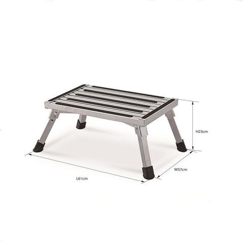 Folding Rv Steps Stool With Non-slip Rubber Feet For Adults, Supports ...