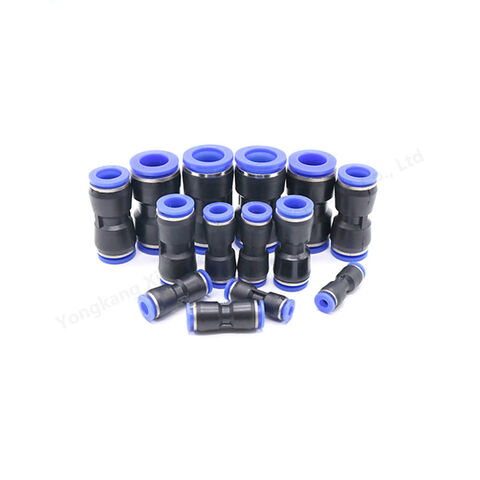 Buy Wholesale China Pipe Joint Pu 4 6 8 10 12 14 Mm Hose Straight Push In Fitting Pneumatic Push ...
