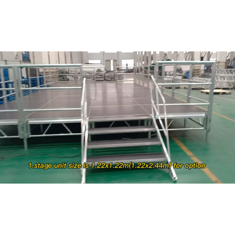 Mobile Concerts Platform System Lighting Podium Concert Event Truss ...