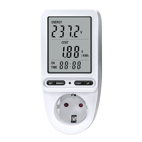 Buy Wholesale China Peacefair 220v Ac Eu Germany Plug Power Meter ...