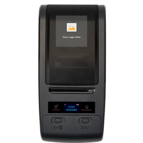 Detonger Portable 20-50mm Fixed Asset Tag Printer Barcode Sticker Label ...