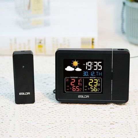 Radio-controlled Weather Station Clock With Projection Function $8.3 ...