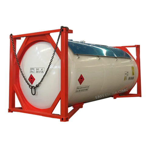 East China Cimc Cng Gas Iso Standard Tank Container 40ft Lng Container ...