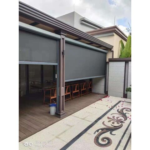 Buy Wholesale China Customized Balcony Blinds Windproof Zip Screen ...