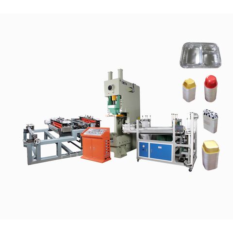 Automatic Punching Machine Aluminum Foil Container Making Machine With ...