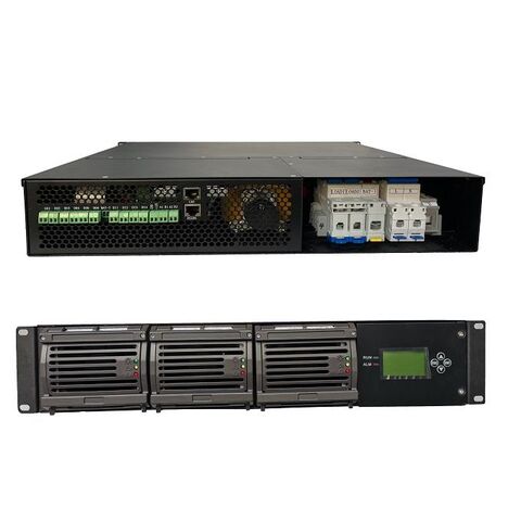 Rack Mount 24v/48v/110v/220v Reliable Modular Telecom Rectifier Telecom ...