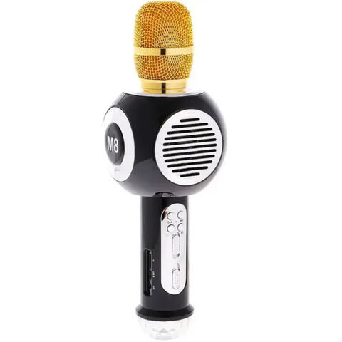 Black M8 Karaoke Wireless Microphone Portable Bt Handheld Microphone ...
