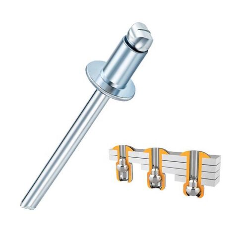 Factory Price Good Quality Sd Bs Series Din7337 Round Head Solid Steel ...