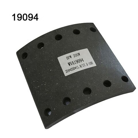 Asbestos Free Truck Brake Spare Parts Brake Lining Wva 19094 19037 ...