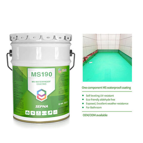 Ms190 Uv Resistance Single Component Polymer Modified Silane Waterproof ...