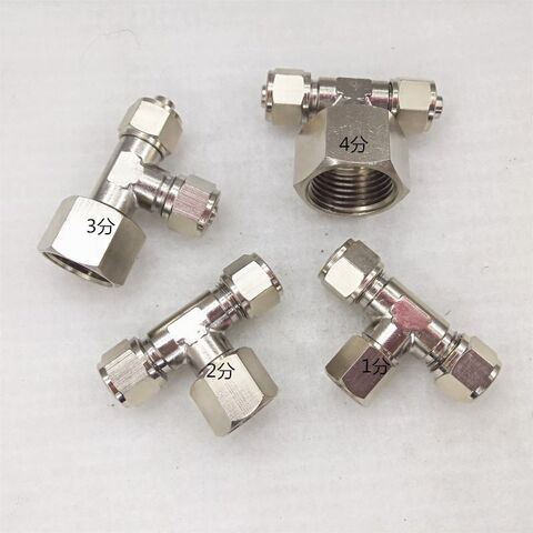 Buy Wholesale China Pure Copper Mass Nickel T-type Three-way Air Pipe ...