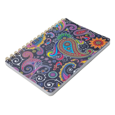Buy Wholesale China A5 Spiral Notebook With Colorful Printed Soft Pu ...