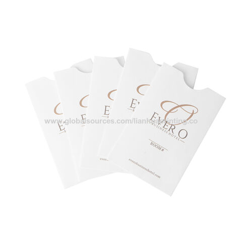 Wholesale Factory Price Cardboard Custom Made Hotel Key Card Holder ...