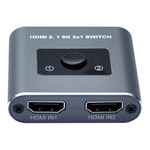 Buy Wholesale China Hdmi 2. 1 Switch High Speed 8k@60hz, 2 Hdmi Inputs ...