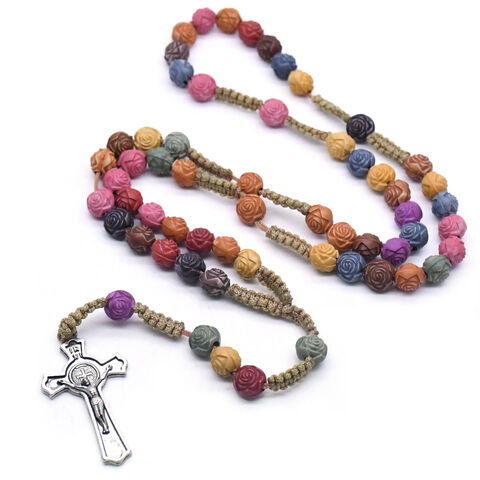 Buy Standard Quality China Wholesale Wood Rosary 10mm Plastic Colorful ...