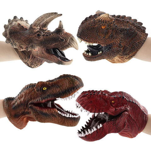 Dinosaur Puppet Open Mouth Halloween Toys Horror Scary Novelty Funny ...