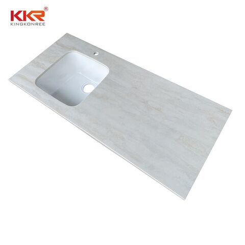 Support Customized Thin Edges Basin Rectangle Cabinet Countertop Sink ...