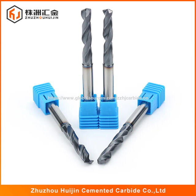Buy Wholesale China Carbide 2 Flutes Tialn Coating Drilling Tool Bit ...