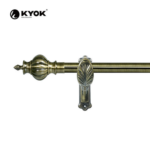 Buy Wholesale China Classic Aluminum Curtain Finials 28mm Curtain Rod ...