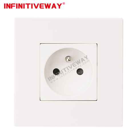 Buy Wholesale China European Standard Socket French White Wall Socket ...