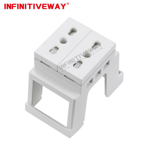 Buy Wholesale China 16a Italian Standard Rail Connector Italian Modular ...
