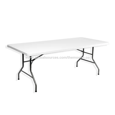 Buy Wholesale China Outdoor Hdpe 2 Meters White Folding Plastic Long ...