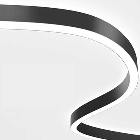 Customized Curved Led Pendant Light,curve Led Light,led Pendant Light ...