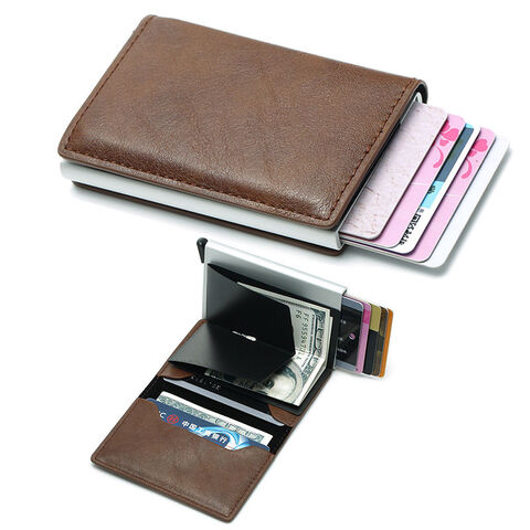 Buy Wholesale China Pu Leather Rfid Blocking Cards Holders Credit Card ...