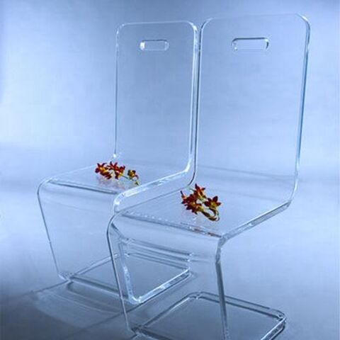 Z Shaped Clear Acrylic Plastic Chair, Z Model Transparent Acrylic Chair ...